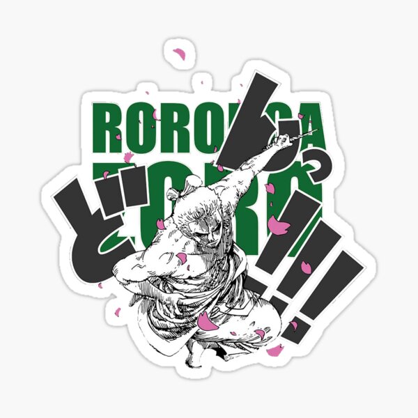 Roronoa Zoro Stickers | Redbubble