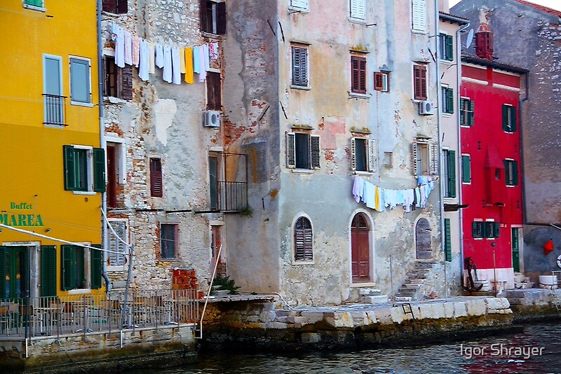 "The Essence of Croatia - Pastel Houses of Rovinj" by Igor Shrayer ...