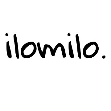 "ilomilo." Poster for Sale by minimalistworks | Redbubble