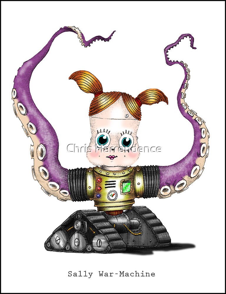 "Sally War-Machine" by Chris Harrendence | Redbubble