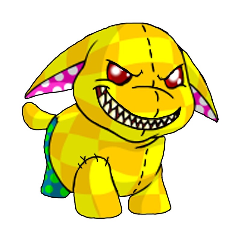 "Neopets Malevolent Sentient Poogle Plushie " by Lilac-Neptune | Redbubble