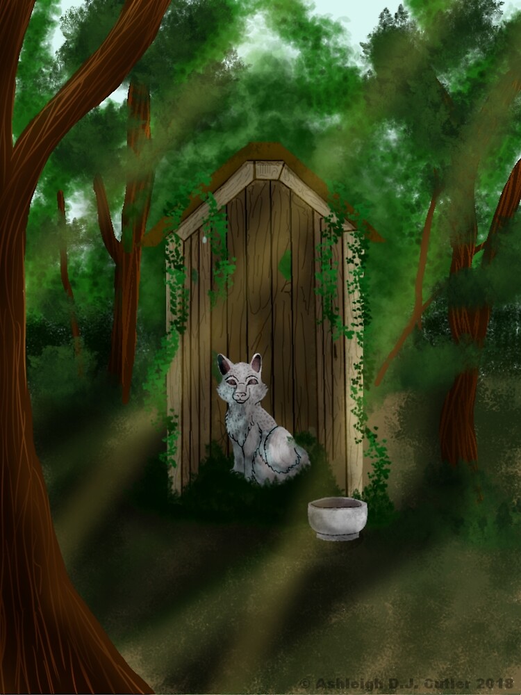 "Secluded Sionnach Shrine" by AshWolfForever | Redbubble