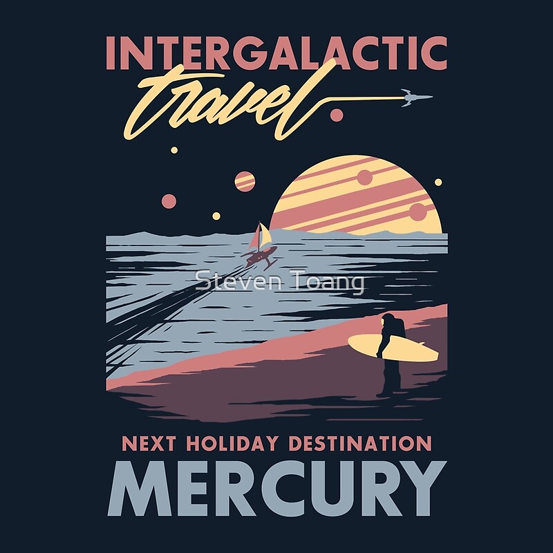 "Intergalactic Travel" by Steven Toang | Redbubble