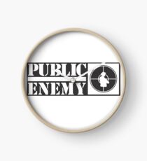 Public Enemy Clocks | Redbubble