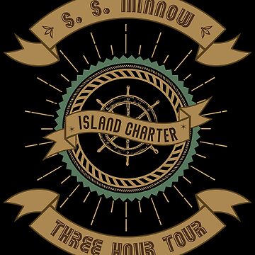 "SS Minnow Vintage 80s 90s Classic Boat Boating 3 Hour Tour " Sticker ...