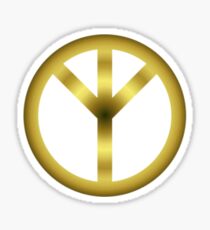 Upside Down Peace Sign: Stickers | Redbubble