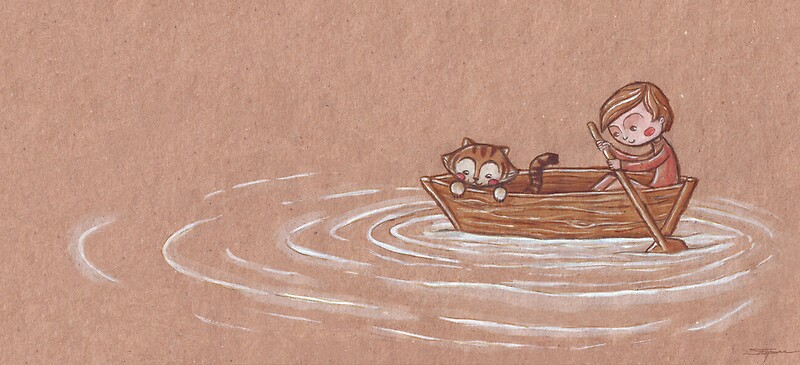 "Tiger, My Friend" by Ine Spee | Redbubble