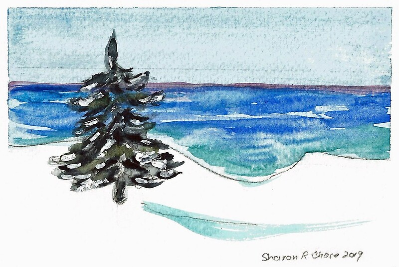 "The ocean and the Tree" by Twinreflex | Redbubble