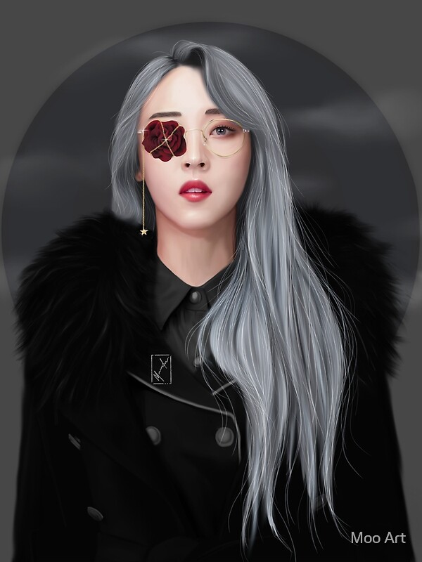 "Moonbyul "Rose Glasses" Fanart" by Moo Art | Redbubble