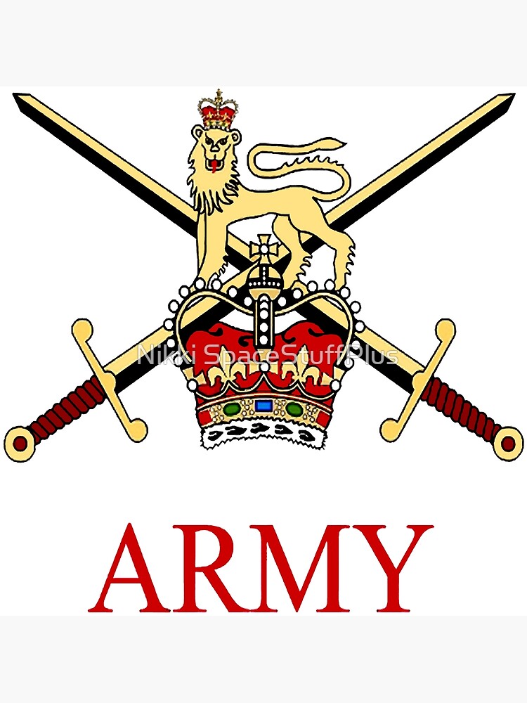 British Army Crest Framed Art Print By Spacestuffplus Redbubble