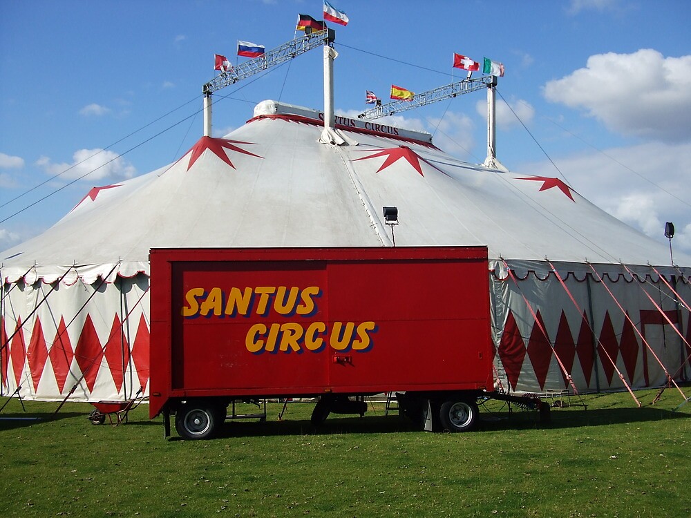 "Santus Circus Big Top Tent" by andrewsphotos | Redbubble