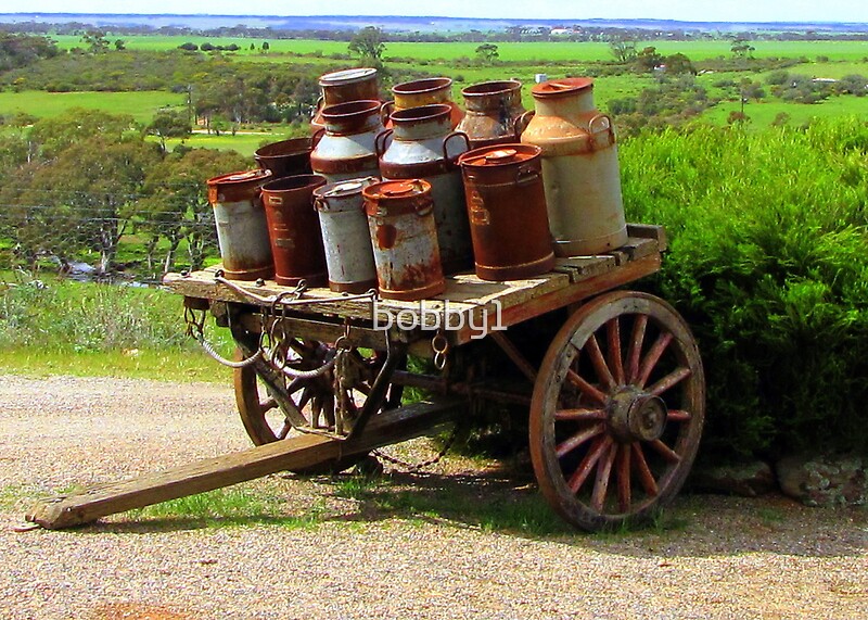 "old milk cart" by bobby1 | Redbubble