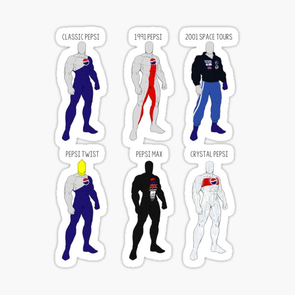 Crystal Pepsi Stickers | Redbubble