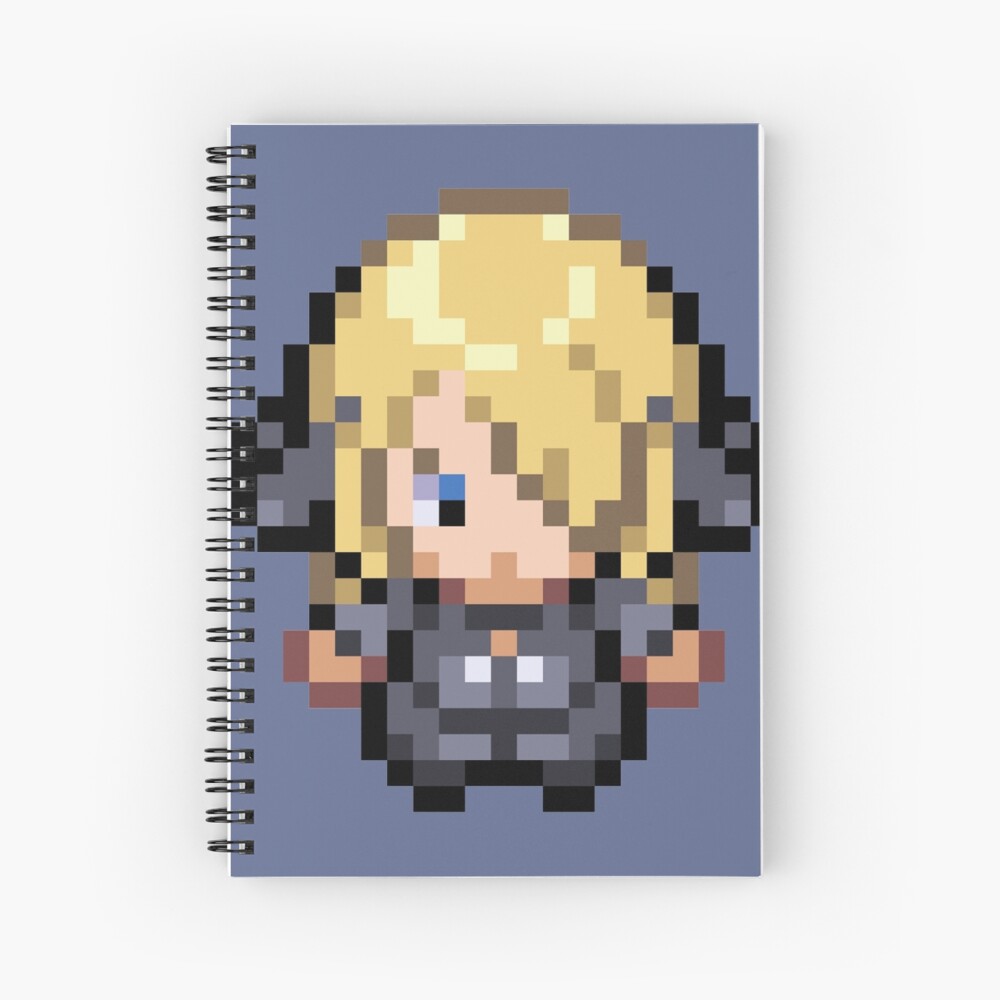 "Cynthia Overworld Sprite" Spiral Notebook by fourfourfour | Redbubble