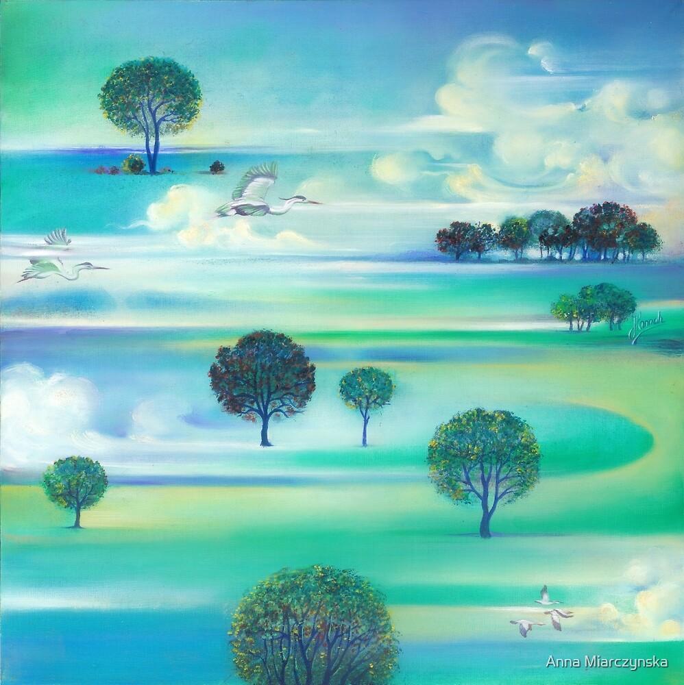 ""Multiple Horizons"" by Anna Miarczynska | Redbubble