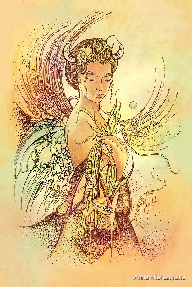""THE TAURUS" - Protective Angel for Zodiac Sign" by Anna Miarczynska ...