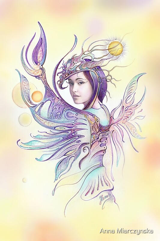 ""THE CANCER" - Protective Angel for Zodiac Sign" by Anna Miarczynska ...