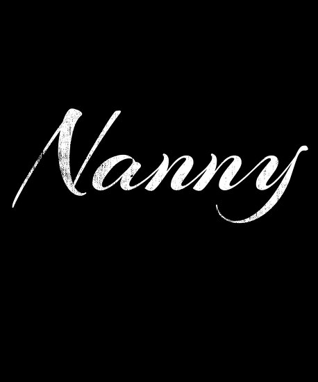 "Nanny Gift | Writing Childcare Babysitting Au Pair" Poster by ...