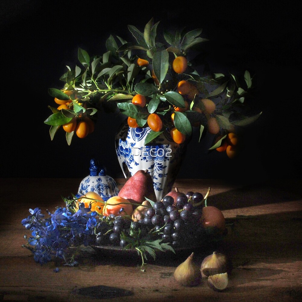 "Classic Dutch Masters-Style Arrangement of Fruit Art Photo" by DEC02 ...