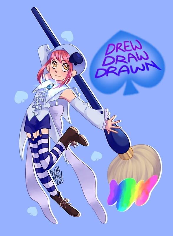 "Drew! Draw! Drawn!" by space-otter-cy | Redbubble