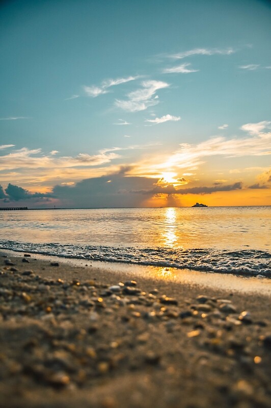 "Sunset Beach " by Alex Kraemer | Redbubble