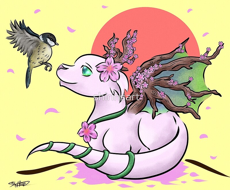 "Spring Dragon" by shirinsart | Redbubble