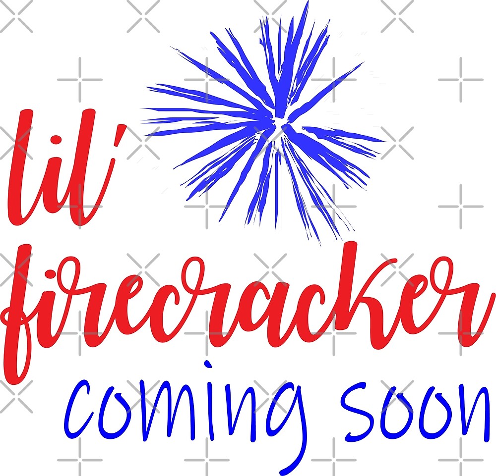 "Lil firecracker coming soon - pregnancy announcement" by ...