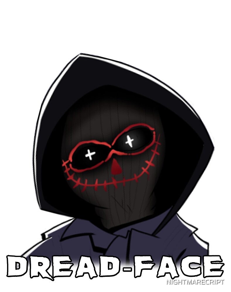 "Dread-Face Cartoon" by NIGHTMARECRIPT | Redbubble