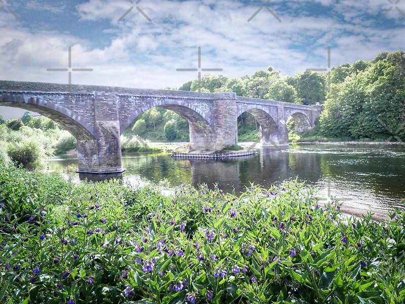 "Ladykirk and Norham bridge" by Yellow-14 | Redbubble