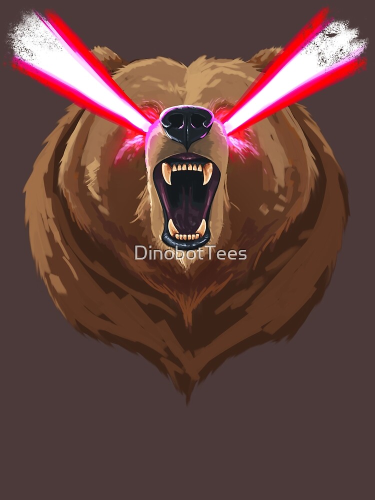 "LASER BEAR" by DinobotTees | Redbubble