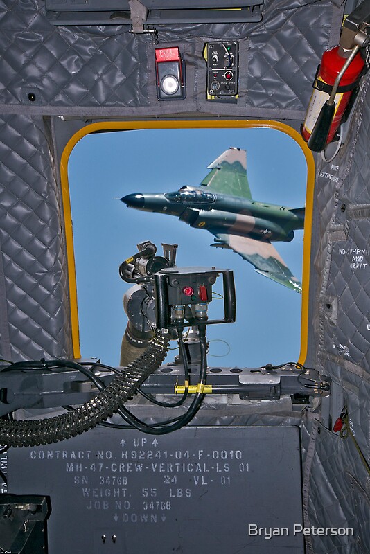 "Side Gunner's View" by Bryan Peterson | Redbubble