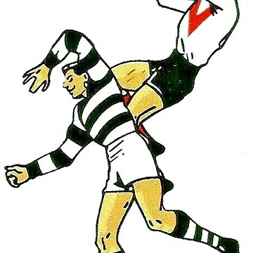 "South Melbourne Geelong Footy Graphic" Essential T-Shirt for Sale by ...