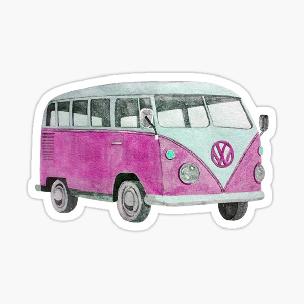 Vw Bus Stickers | Redbubble