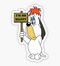 Droopy Cartoon Funny Stickers | Redbubble