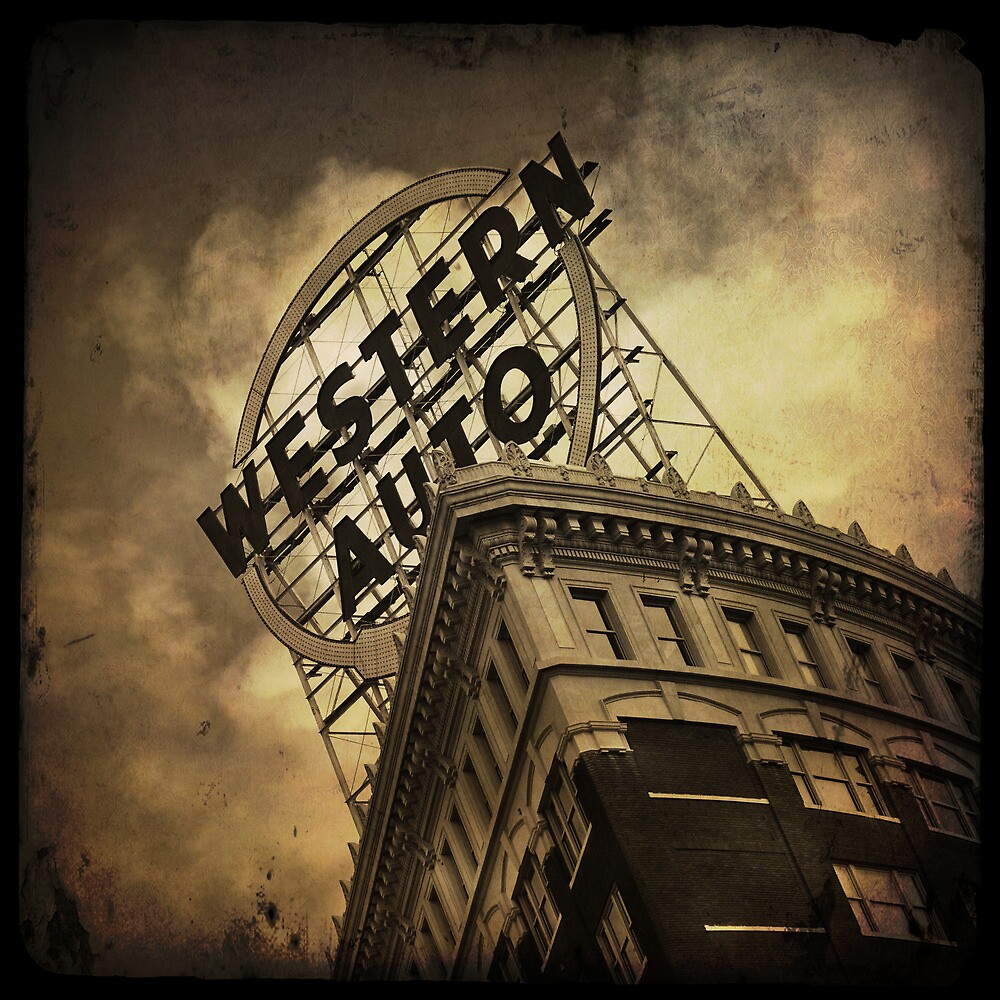 "Western Auto Building - Kansas City, Missouri" by Robert Baker | Redbubble
