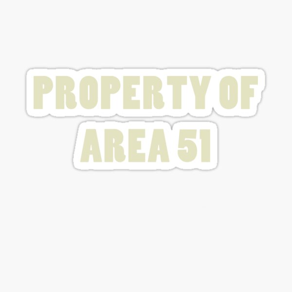 Area 51 Stickers | Redbubble