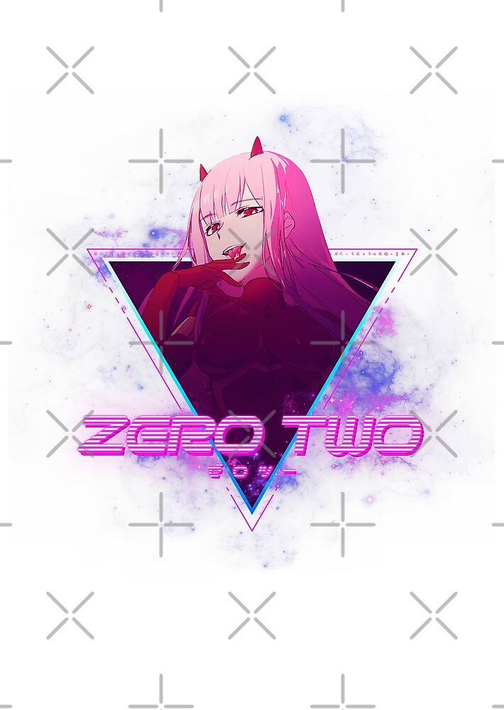 "Darling in the Franxx (Zero Two 002 Aesthetic)" by Waifu Dope | Redbubble