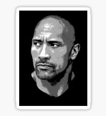 Dwayne The Rock Johnson Stickers | Redbubble