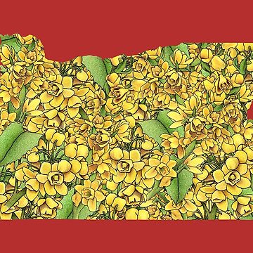 "Oregon Flowers" Sticker for Sale by UrsulaRodgers | Redbubble