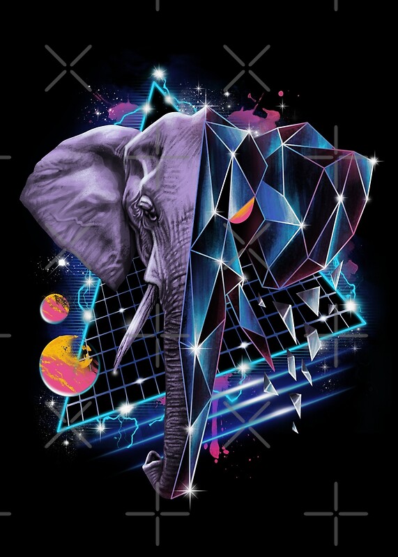 "Rad Elephant" by vincenttrinidad | Redbubble