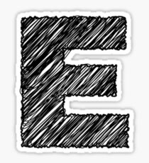 Letter E: Stickers | Redbubble