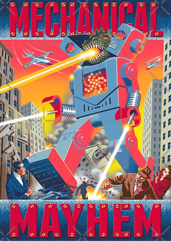 "Mechanical Mayhem" by wonder-webb | Redbubble