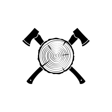 "Logger Logo" Sticker for Sale by Kowalski71 | Redbubble