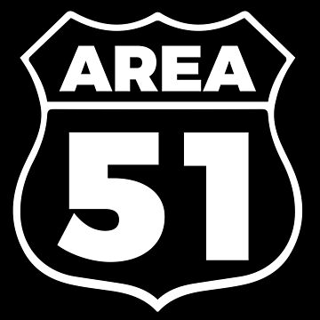 "AREA 51" Sticker by Soronelite | Redbubble