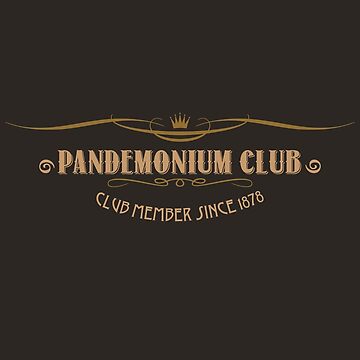 "Pandemonium Club" Sticker for Sale by KiDesign | Redbubble