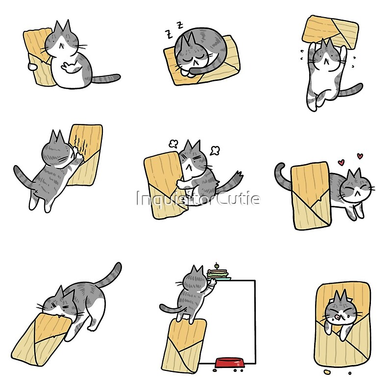 "A Cat and His Tamale" by InquisitorCutie | Redbubble