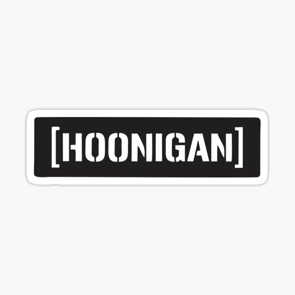 Hoonigan Stickers | Redbubble