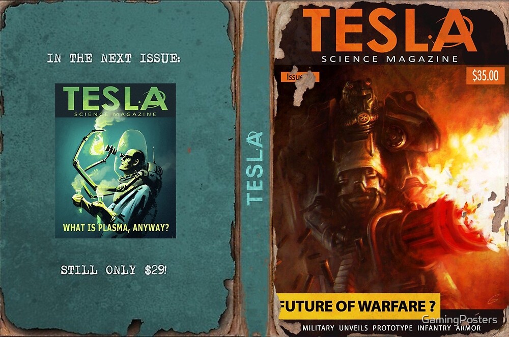 "[Fallout 4] Tesla Science Magazine: Future of Warfare?" by ...