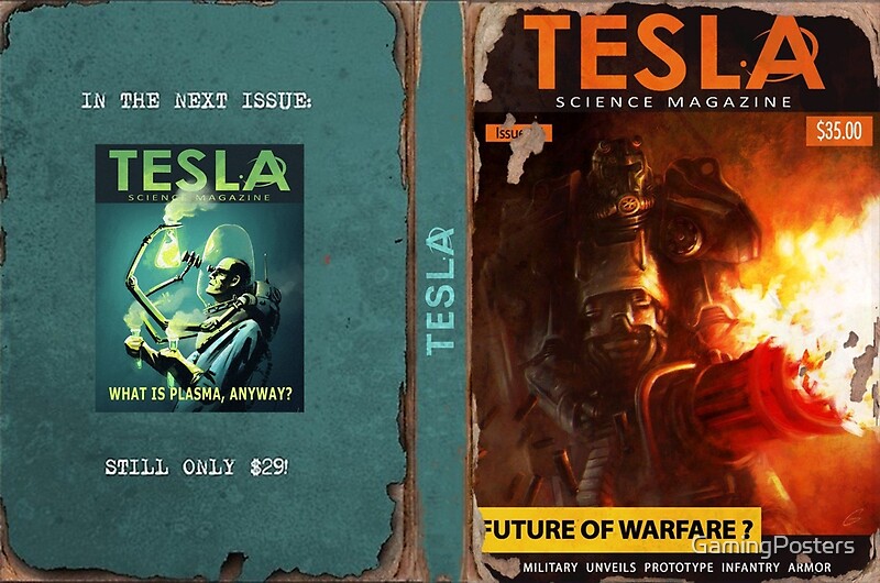 "[Fallout 4] Tesla Science Magazine: Future of Warfare?" by ...