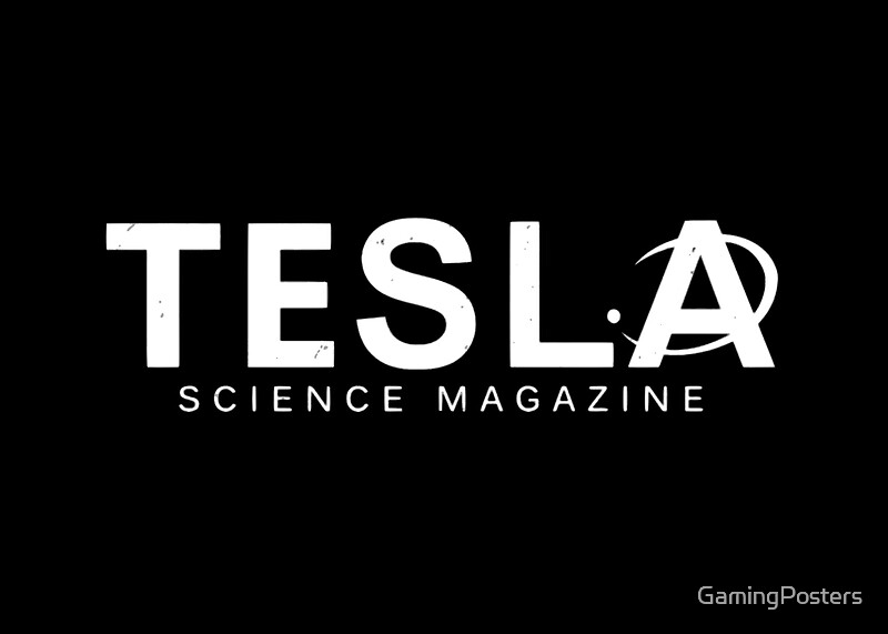 "[Fallout 4] Tesla science magazine logo" by GamingPosters | Redbubble